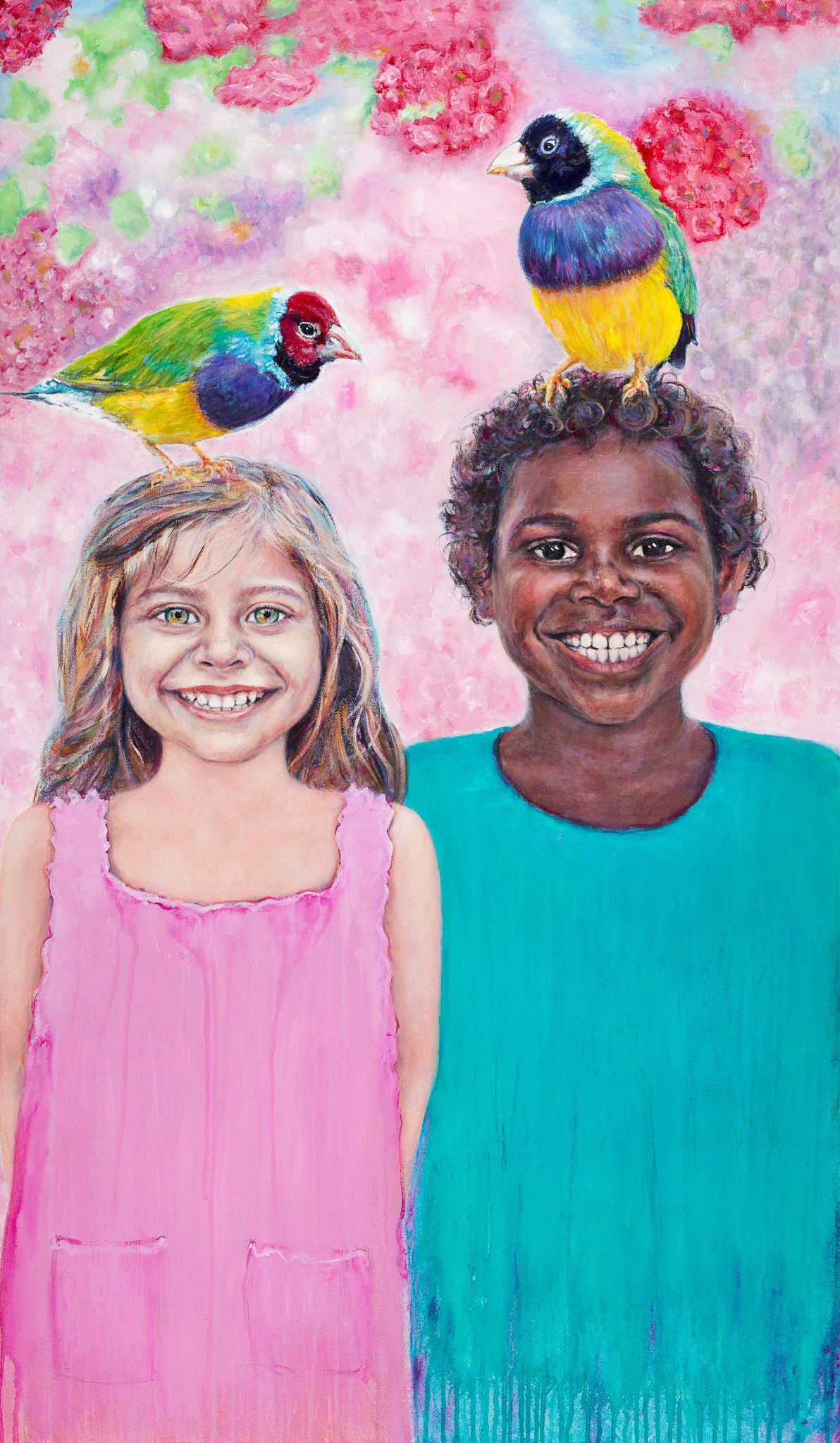 'Birds of a Feather' Original Oil on Linen – TANYA COLE